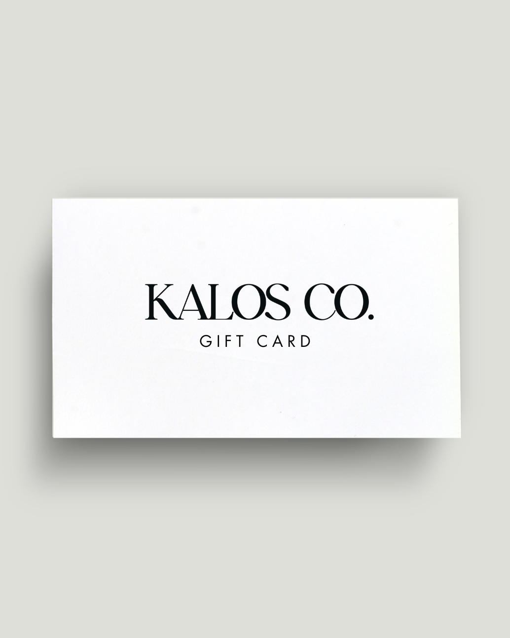 DIGITAL GIFT CARD – The Kalos Co.